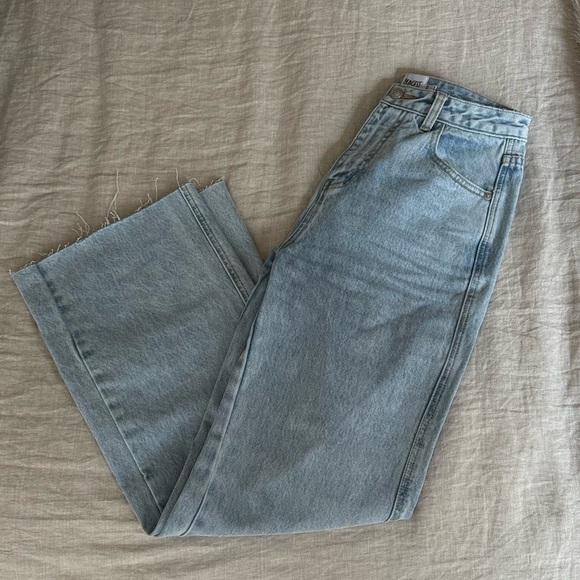 Princess Polly | Pants & Jumpsuits | Princess Polly Light Blue Straight ...